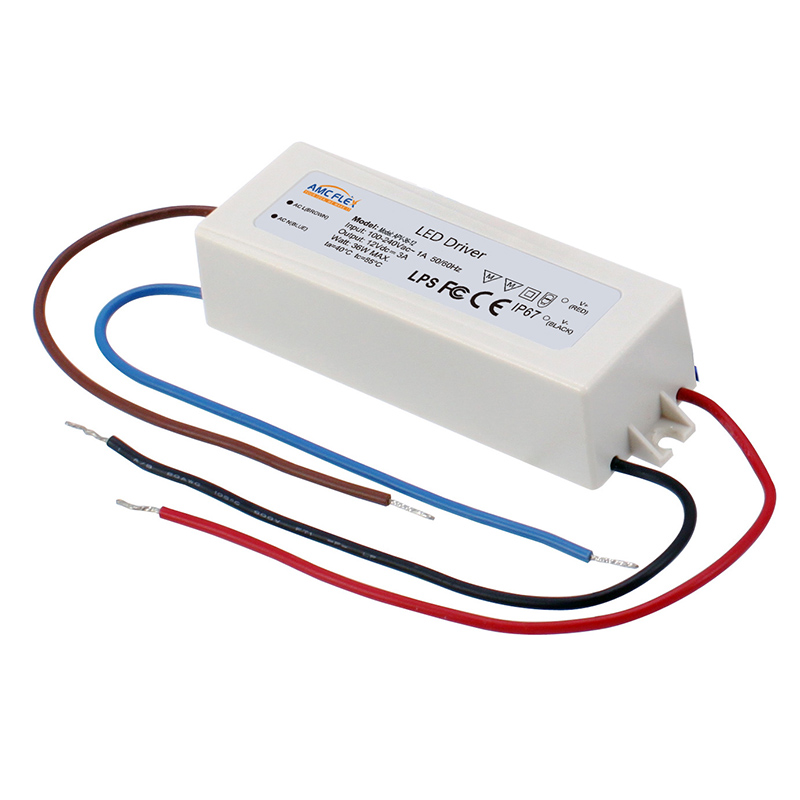 36W 24V 1.5A plastic waterproof led power supply