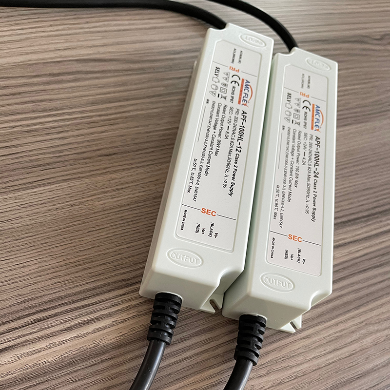 100W 12V CLASS 2 LED Driver IP67 Waterproof built-in PFC